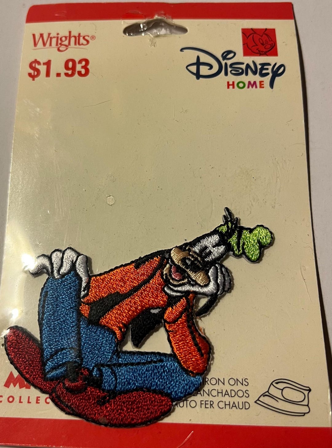 Wright Disney Home Goofy Applique - Etsy