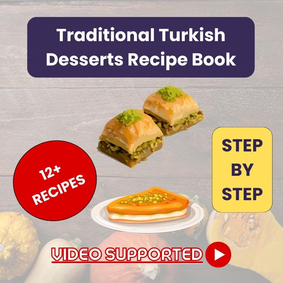Traditional Turkish Desserts Recipe Book Authentic Sweet Treats From ...