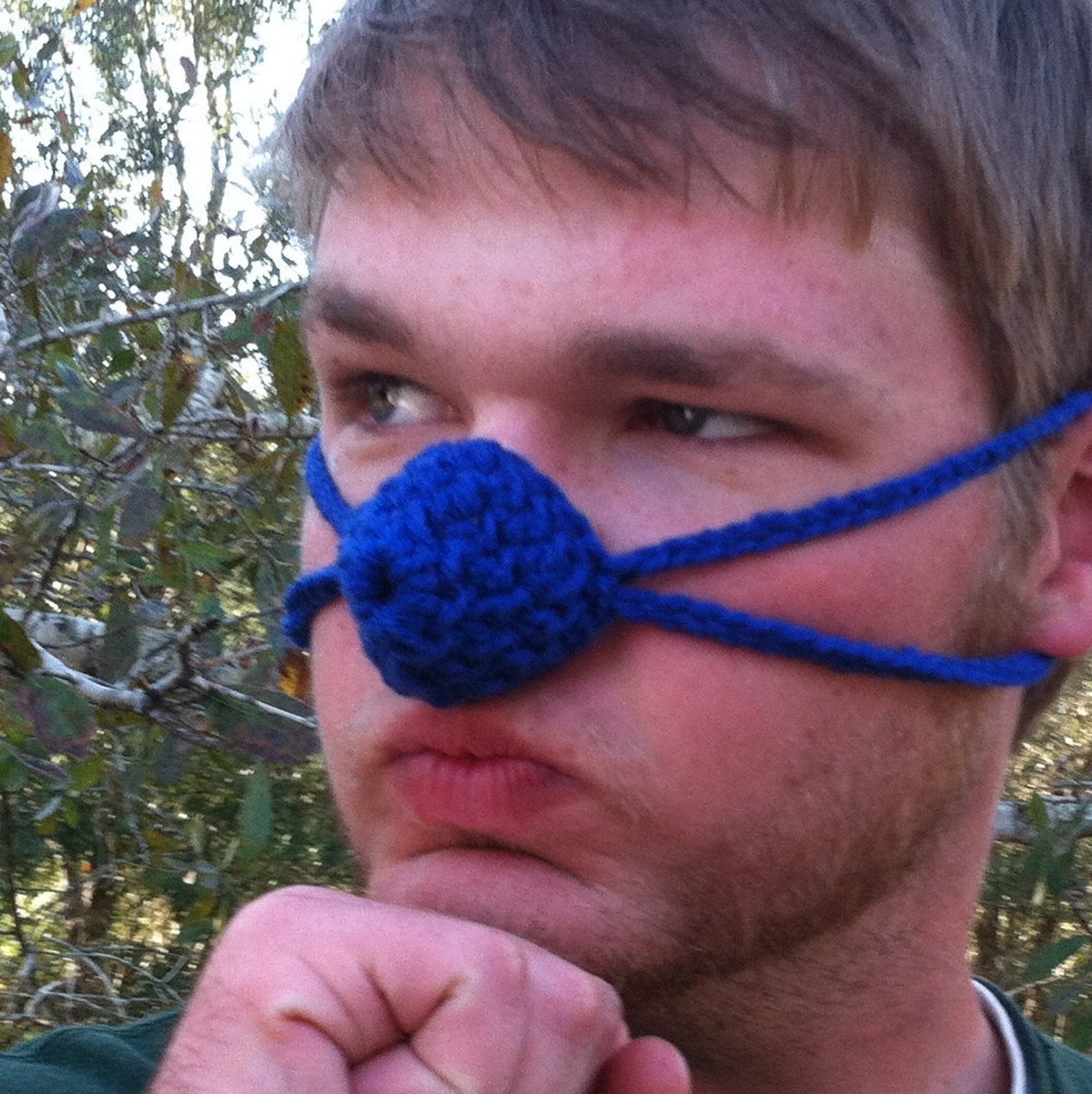 NOSE WARMER True Blue Nose Cozy Unisex Gag Gift Nose Mitten - Etsy