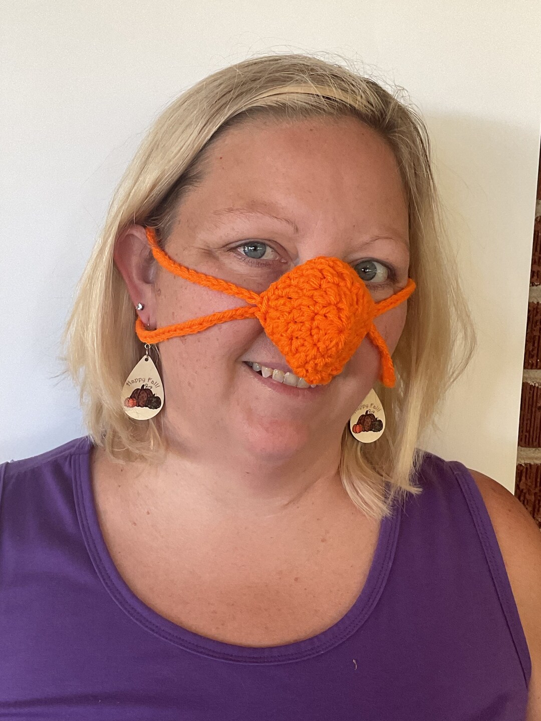 Orange Nose Warmers (just in Time for Football),hunters Nose Warmer ...
