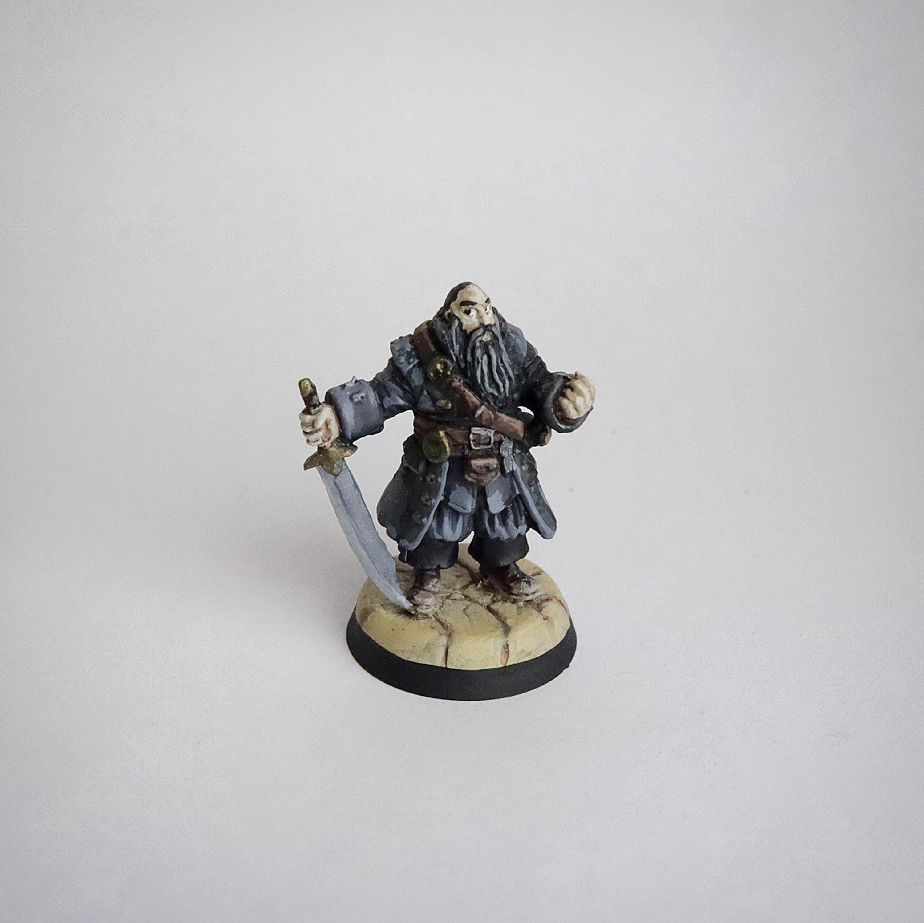 Blackbeard Pirate Captain Miniature (medium) - Etsy