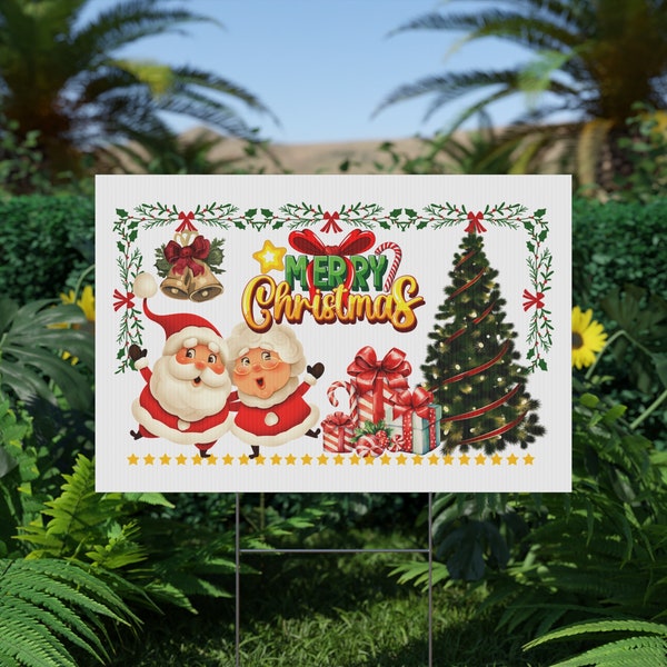 Christmas Yard Sign - Etsy