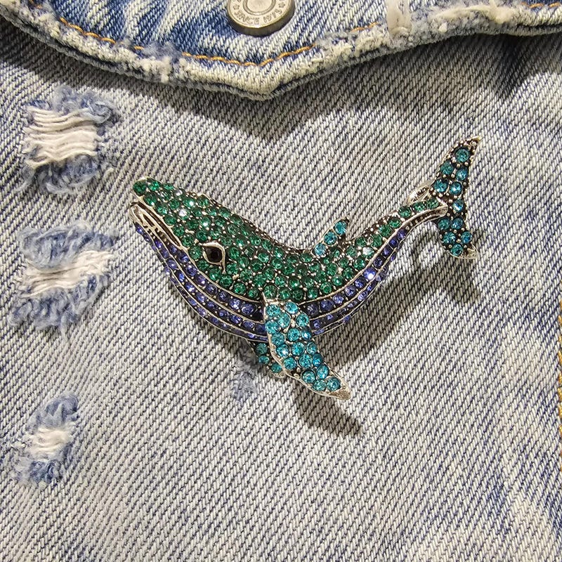 Denim Whale - Etsy