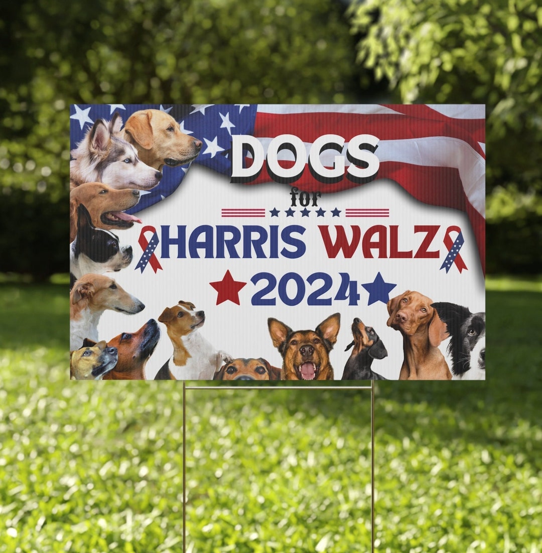 Kamala Harris Walz Plastic Yard Sign for Home Decor, Garden Decoration ...