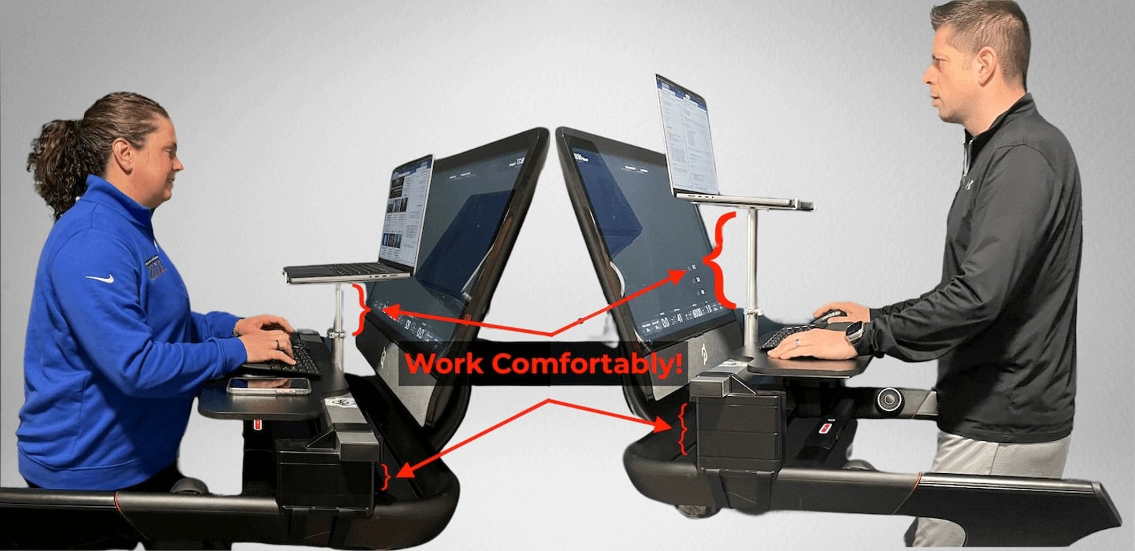 Treadmill Laptop Desk, Attachment for Treadmills, Laptop Tray for ...