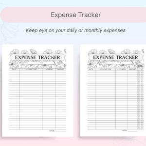 Beginner Friendly Digital & Printable Budget Planner, PDF JPEG Format ...