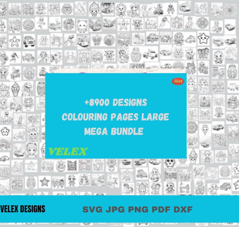Coloring Book Pages Bundle, Printable - Etsy