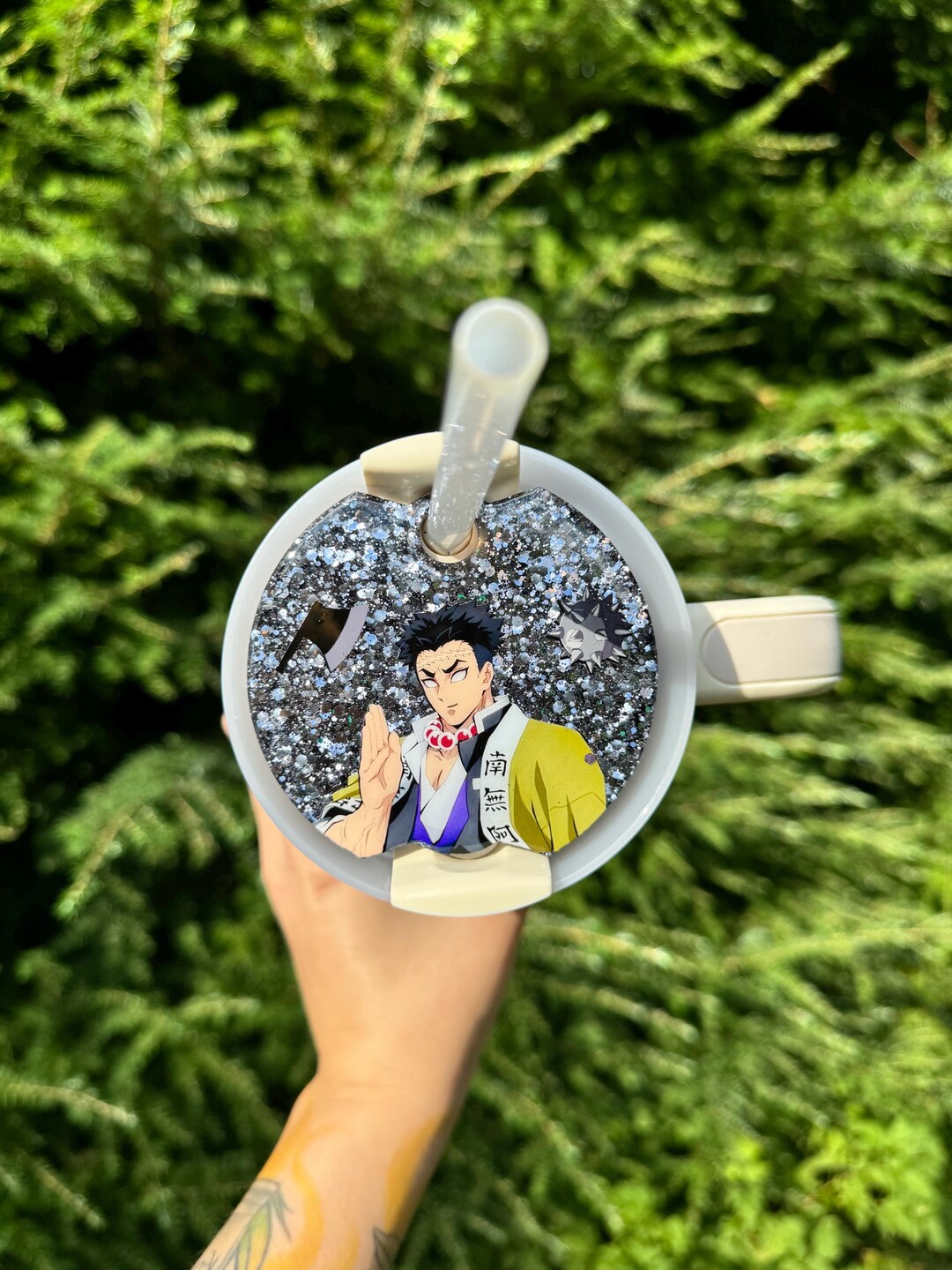 Grey Anime Inspired Stanley Topper - Etsy