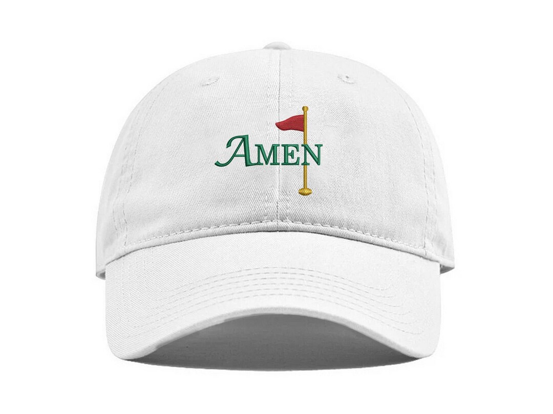 Masters Hat, Masters Amen Corner Hat, Golf Embroidered Hat, Golf ...