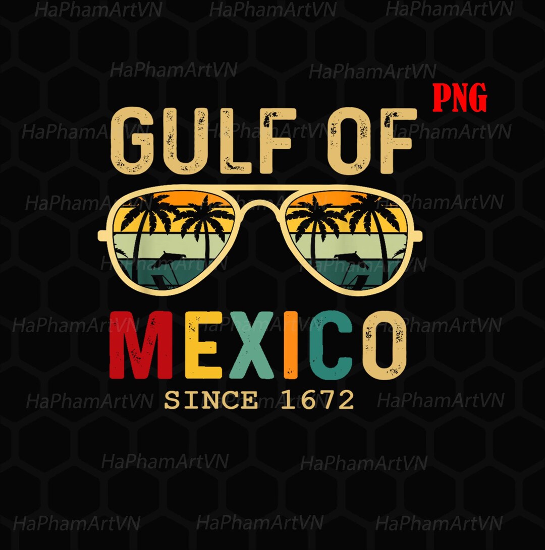 Gulf of Mexico Since 1672 Png, Vintage Gulf of Mexico Since 1672 Png ...