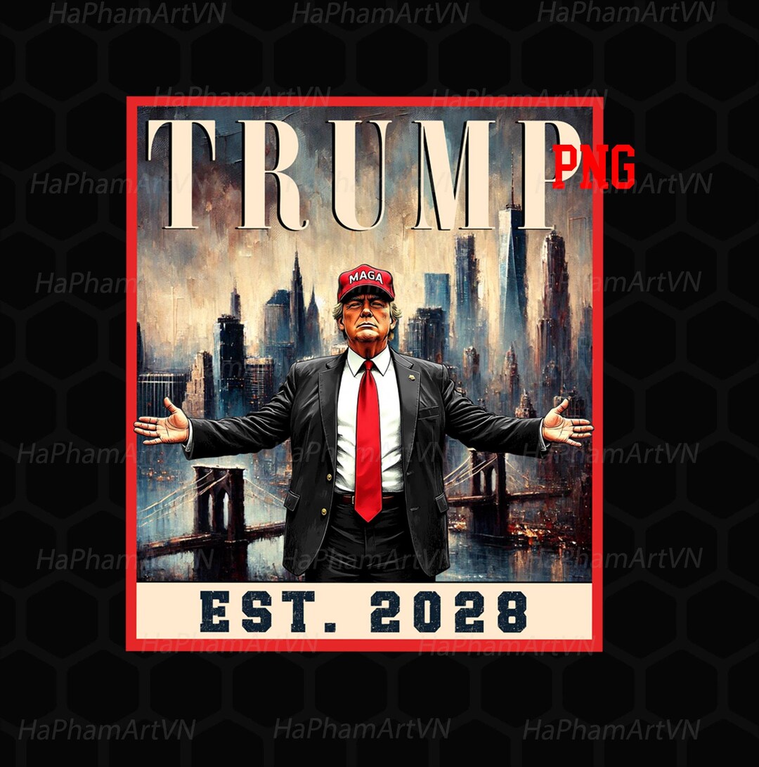 President Trump EST 2028 PNG, Trump 2028 Patriotic, Trump 2028 PNG ...