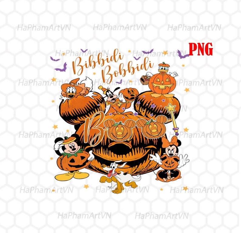 Bibbidi Bobbidi Boo Png, Happy Halloween Png, Boo Png, Halloween Png ...