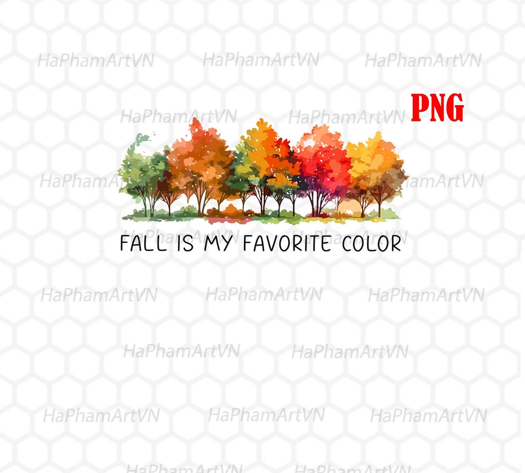 Fall is My Favorite Color Png, Autumn Tree Line Png, Fall Tree Png ...