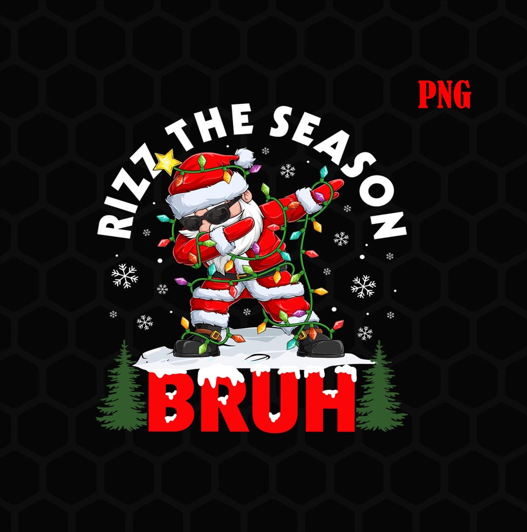 Rizz the Season Bruh Png, Satan Christmas Png, Tree - Etsy