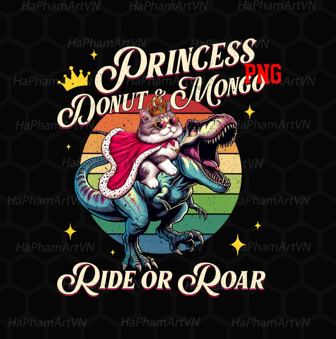 Princess Donut Mongo Ride Or Roar Png Dungeon Crawler Carl Inspired Princess Donut Mongo Ride Or Roar Png Dungeon Crawler Carl Inspired