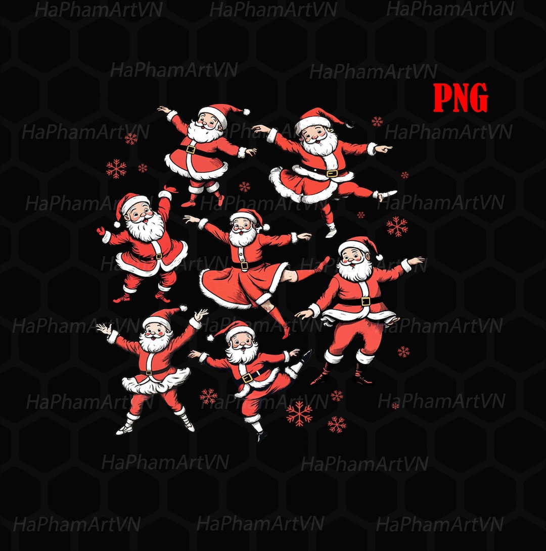 Christmas Santa Claus Ballet Dancer Png,christmas Dancing Santa Png ...