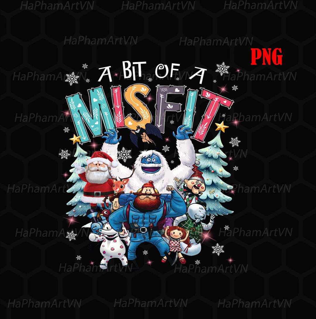 A Bit of A Misfit Png, Misfit Toys Png, Misfit Island Christmas Png ...