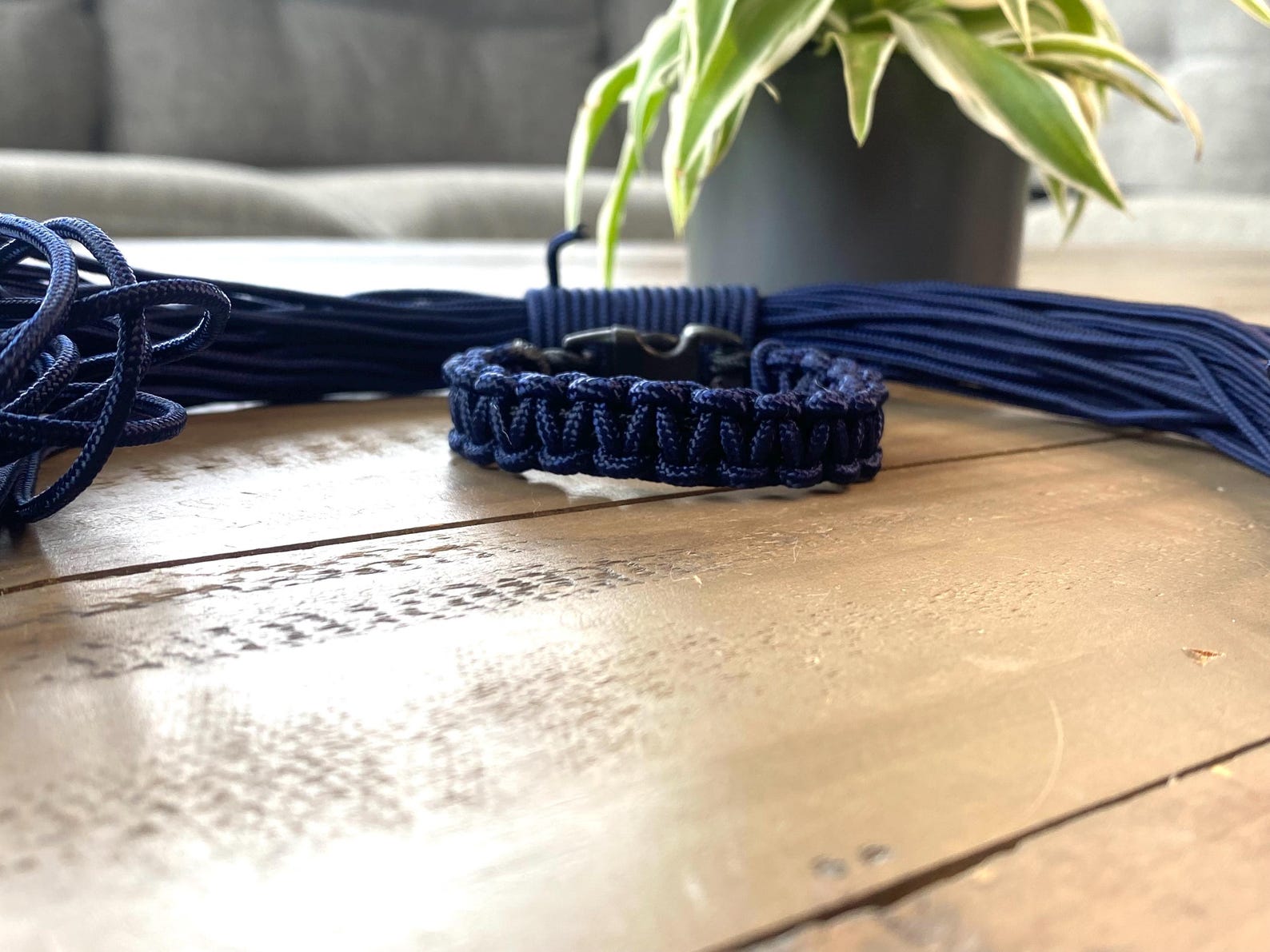 Navy Blue Paracord Adventure Bracelet With Buckle Clasp - Etsy