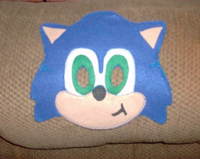 Sonic the Hedgehog Costume Mask - Etsy