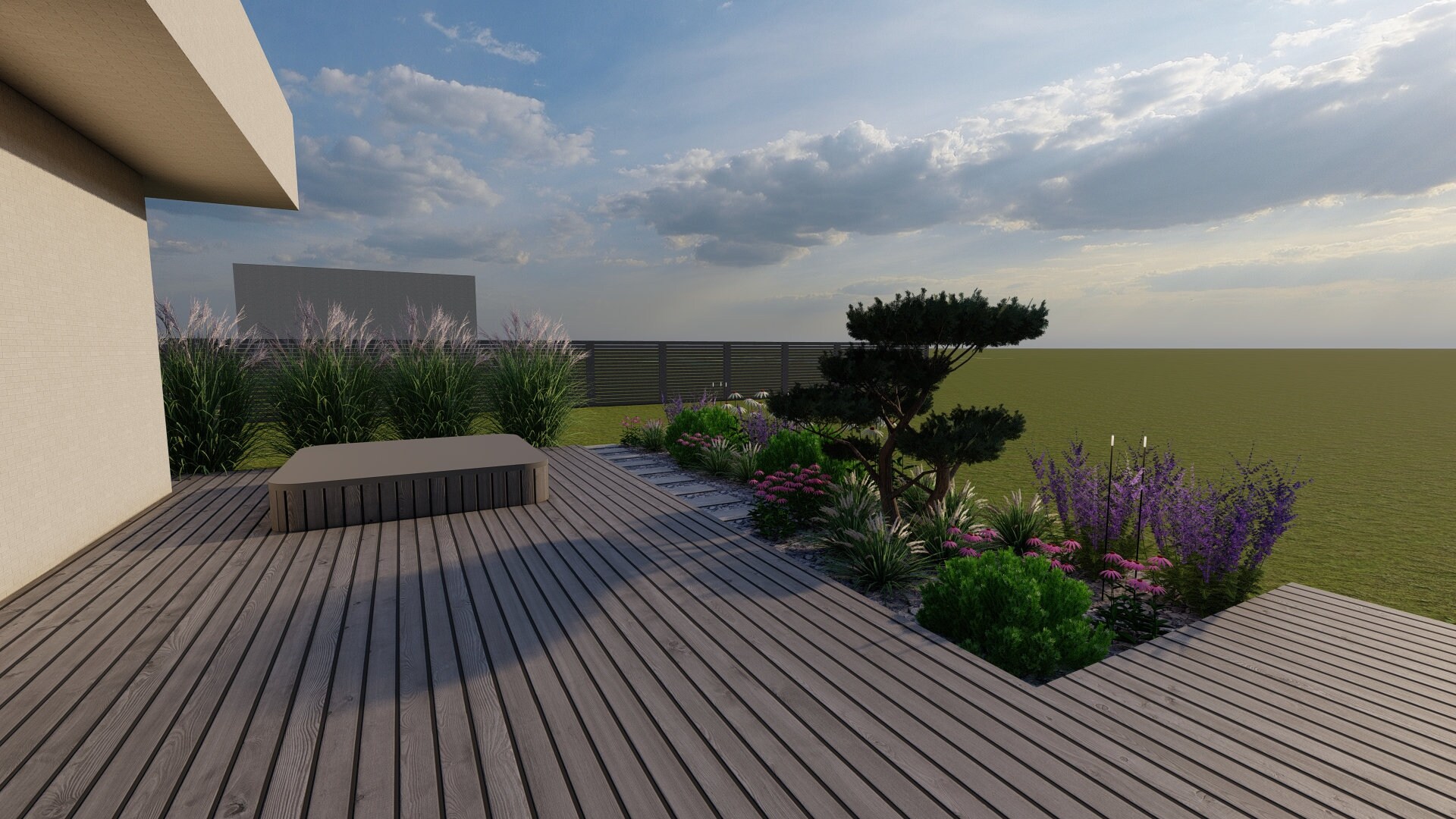 Landscape Design, Modern Landscape Design, Clean and Simple Landscape ...