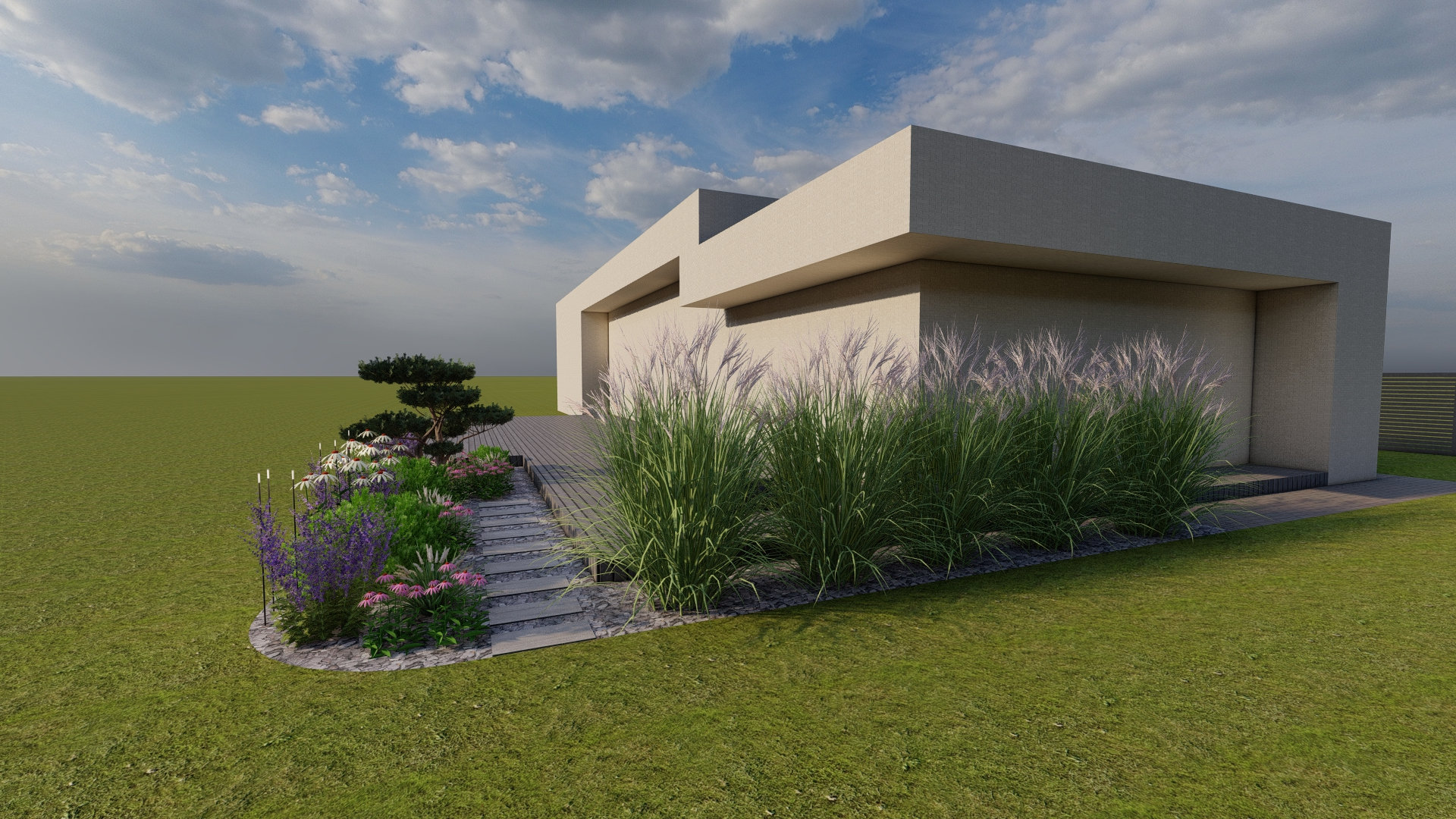 Landscape Design, Modern Landscape Design, Clean and Simple Landscape ...