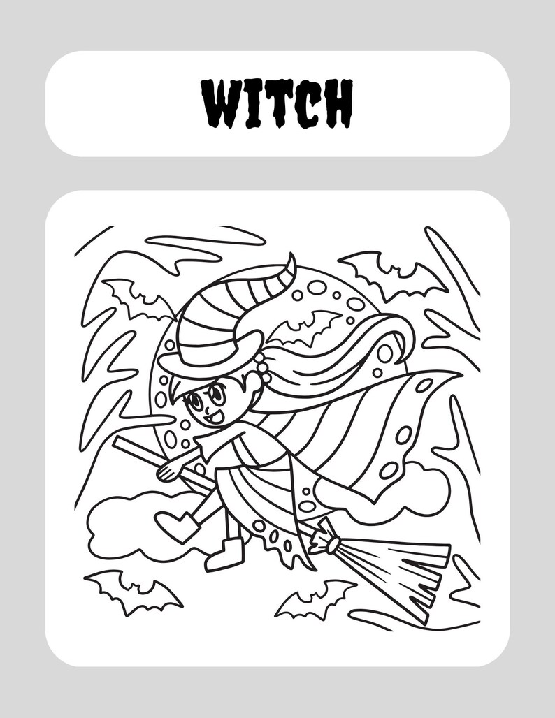 Halloween Printable Coloring Pages Kids Halloween Printable Coloring ...