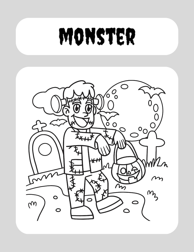 Halloween Printable Coloring Pages Kids Halloween Printable Coloring ...