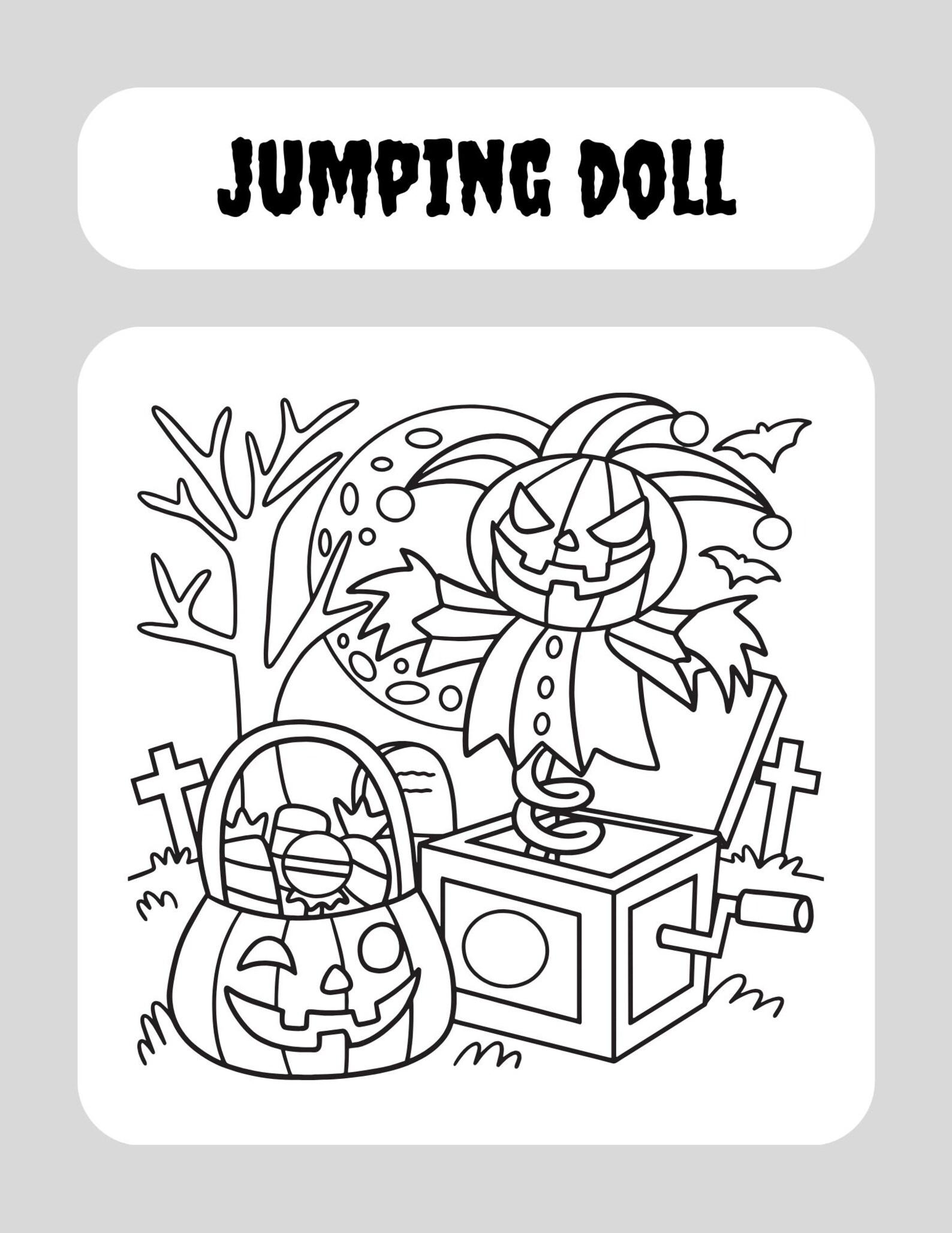 Halloween Printable Coloring Pages Kids Halloween Printable Coloring ...