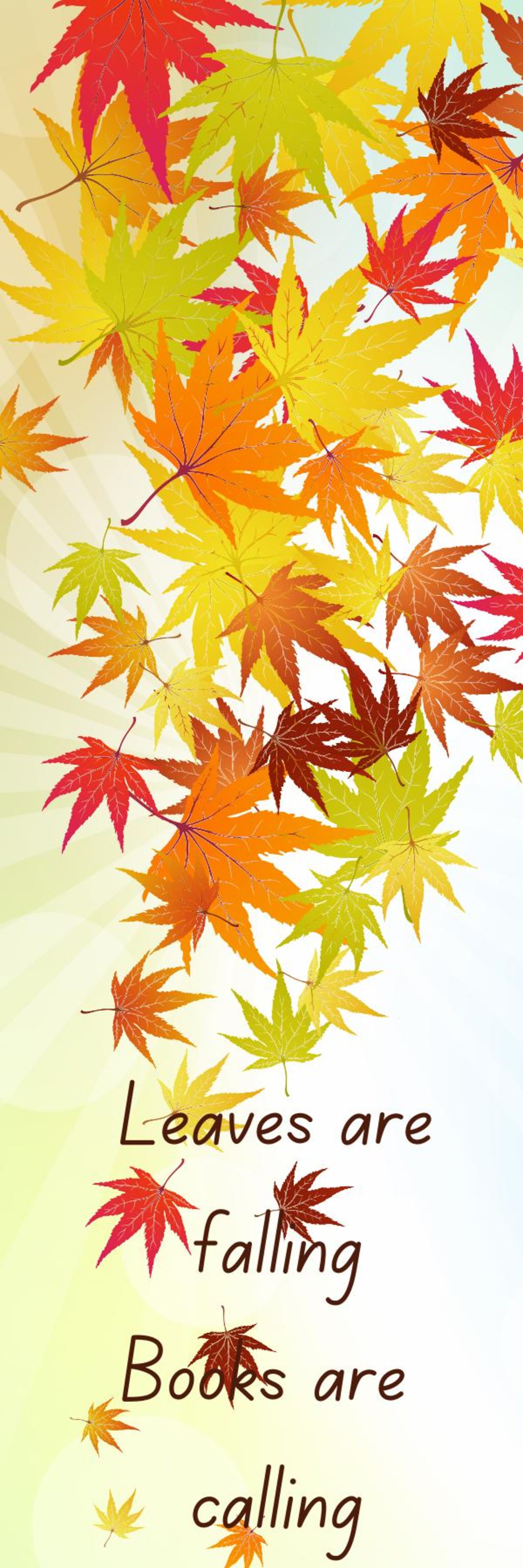 Fall Printable Bookmarks, 4 Digital Bookmarks, Instant Download, Fall ...