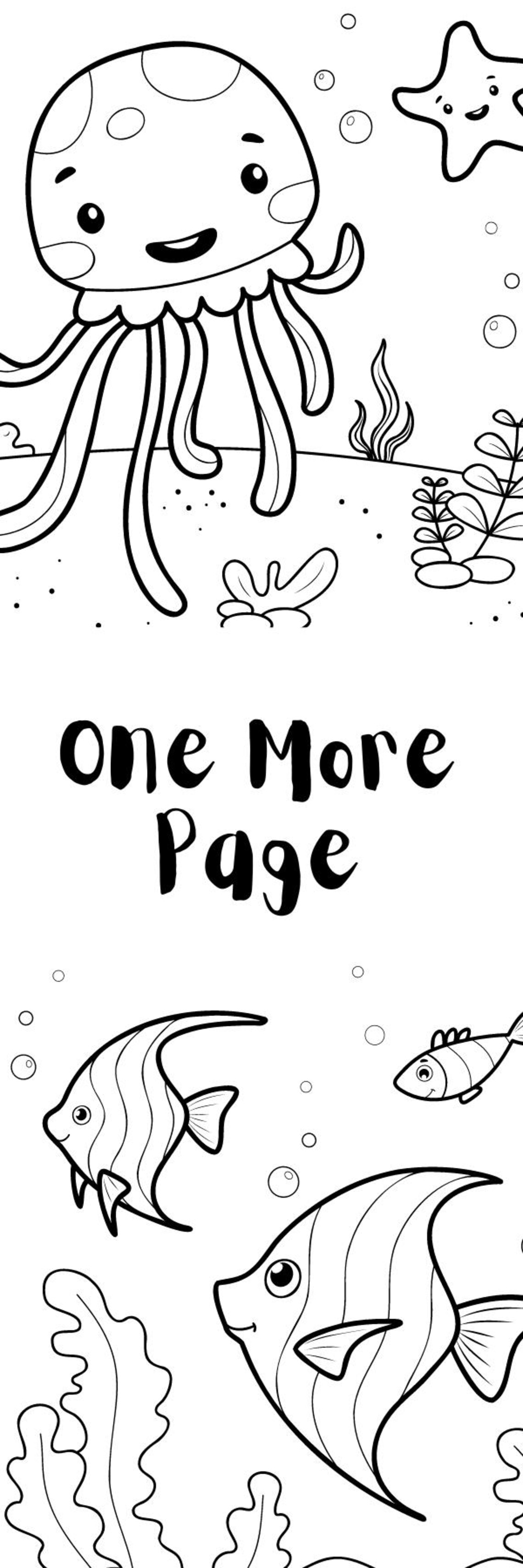 Printable Bookmarks to Color, 6 Digital Bookmarks, Instant Download ...