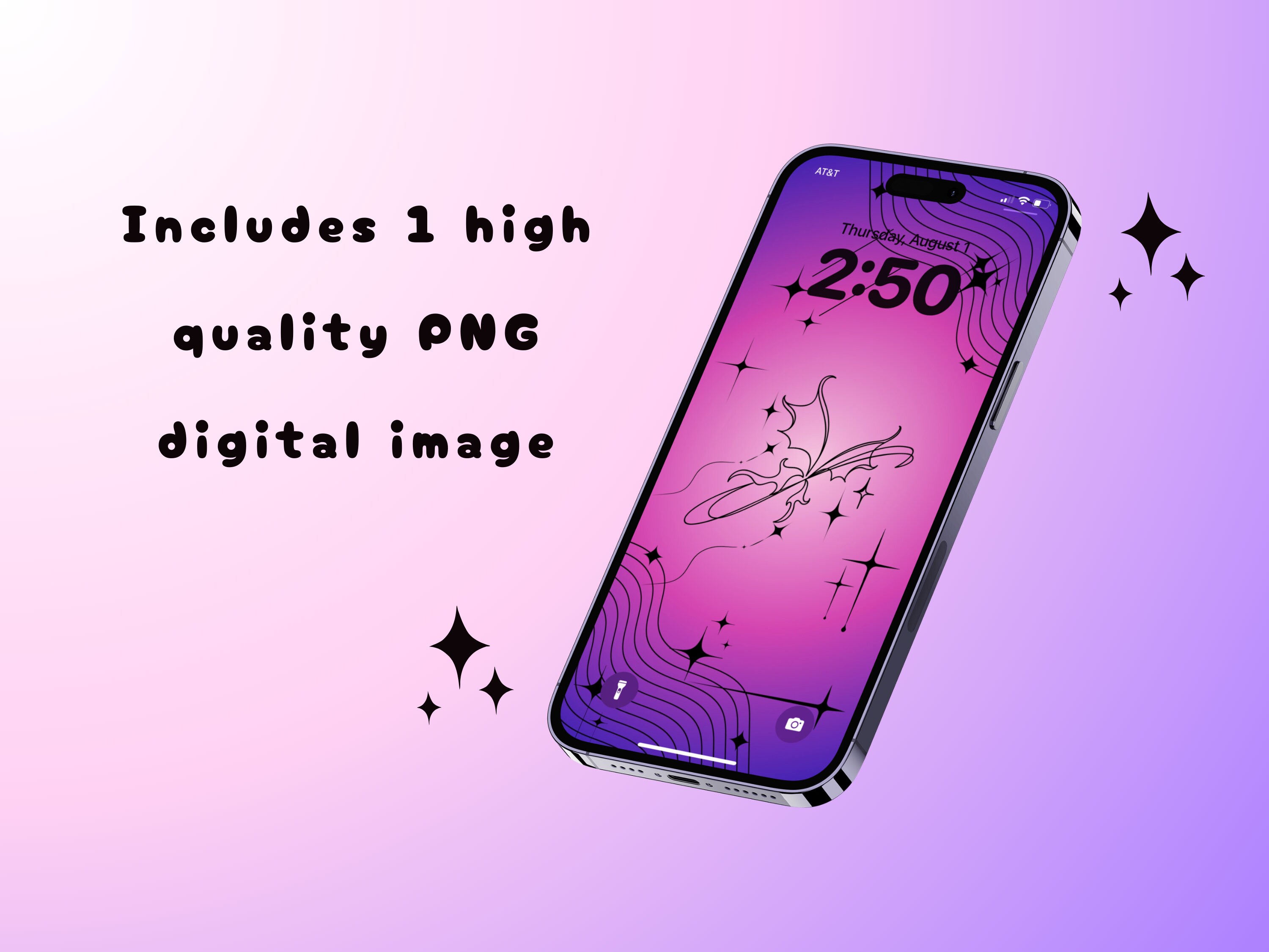 Y2K Butterfly Phone Wallpaper | Cute iPhone Background | Aesthetic Lock ...