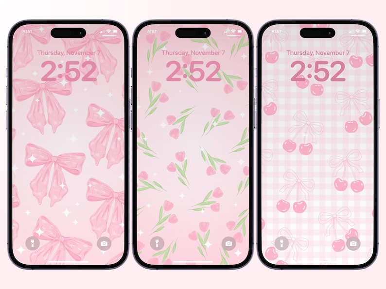 Coquette Aesthetic Phone Wallpaper Pack | 10 Cute Soft Pink Wallpapers ...