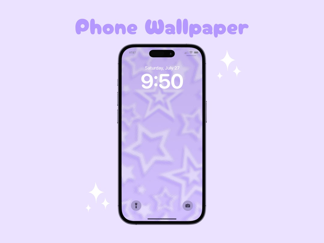 Y2K Star Phone Wallpaper | Aesthetic Halftone iPhone Wallpaper | Pastel ...