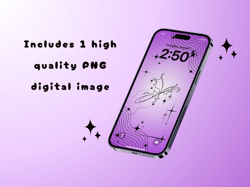 Y2K Butterfly Phone Wallpaper Cute Purple iPhone Background Aesthetic ...