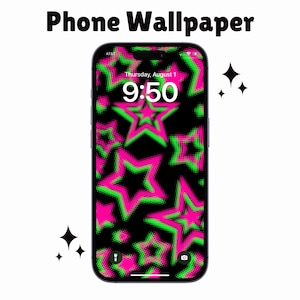 Y2k Star Lock Screen - Etsy