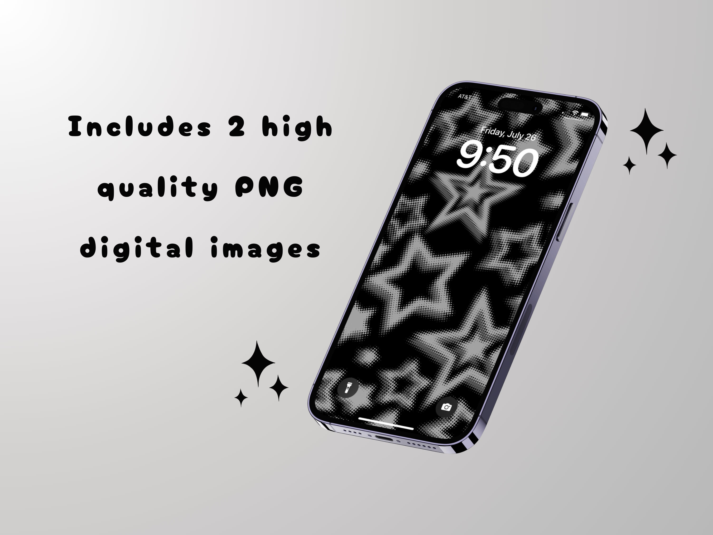 Y2K Star Phone Wallpaper Set | Aesthetic Halftone iPhone Wallpaper ...