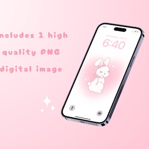 Coquette Bunny Phone Wallpaper Cute iPhone Wallpaper Light Pink ...
