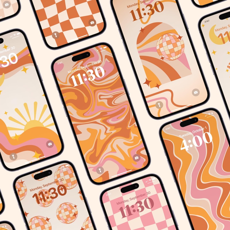 Retro Wallpaper Designs - Etsy UK