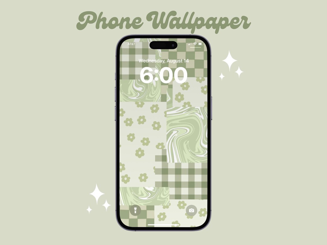Cute Phone Wallpaper | Cottagecore iPhone Wallpaper | Sage Green ...