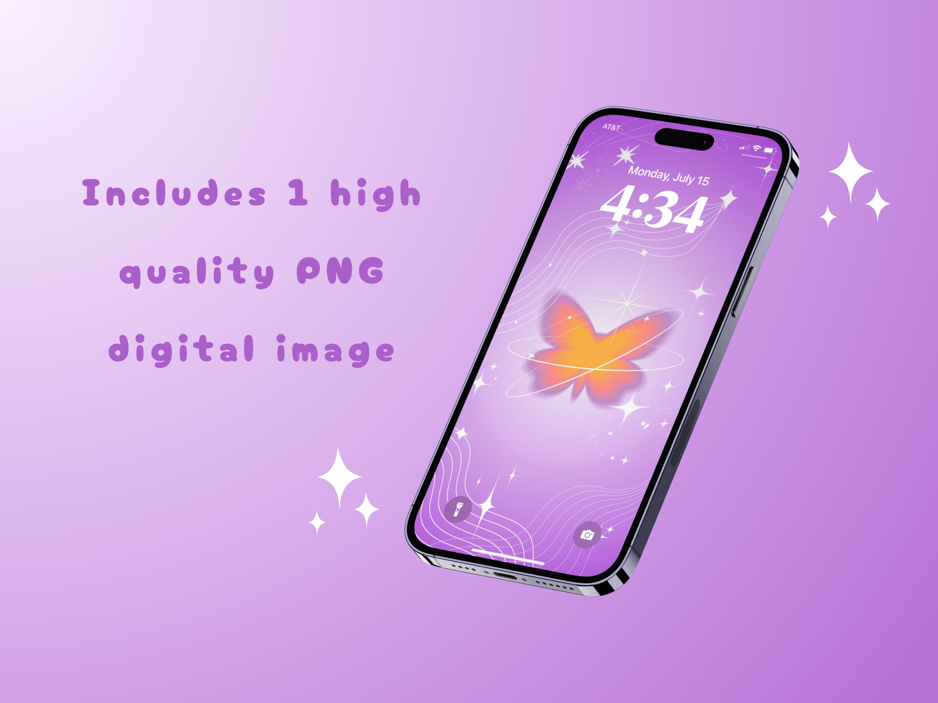 Y2K Aesthetic Phone Wallpaper | Cute Butterfly iPhone Wallpaper ...