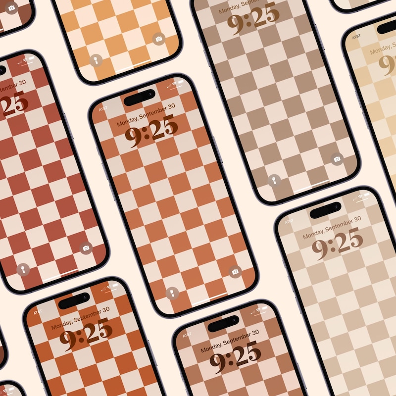 Fall Checker Phone - Etsy