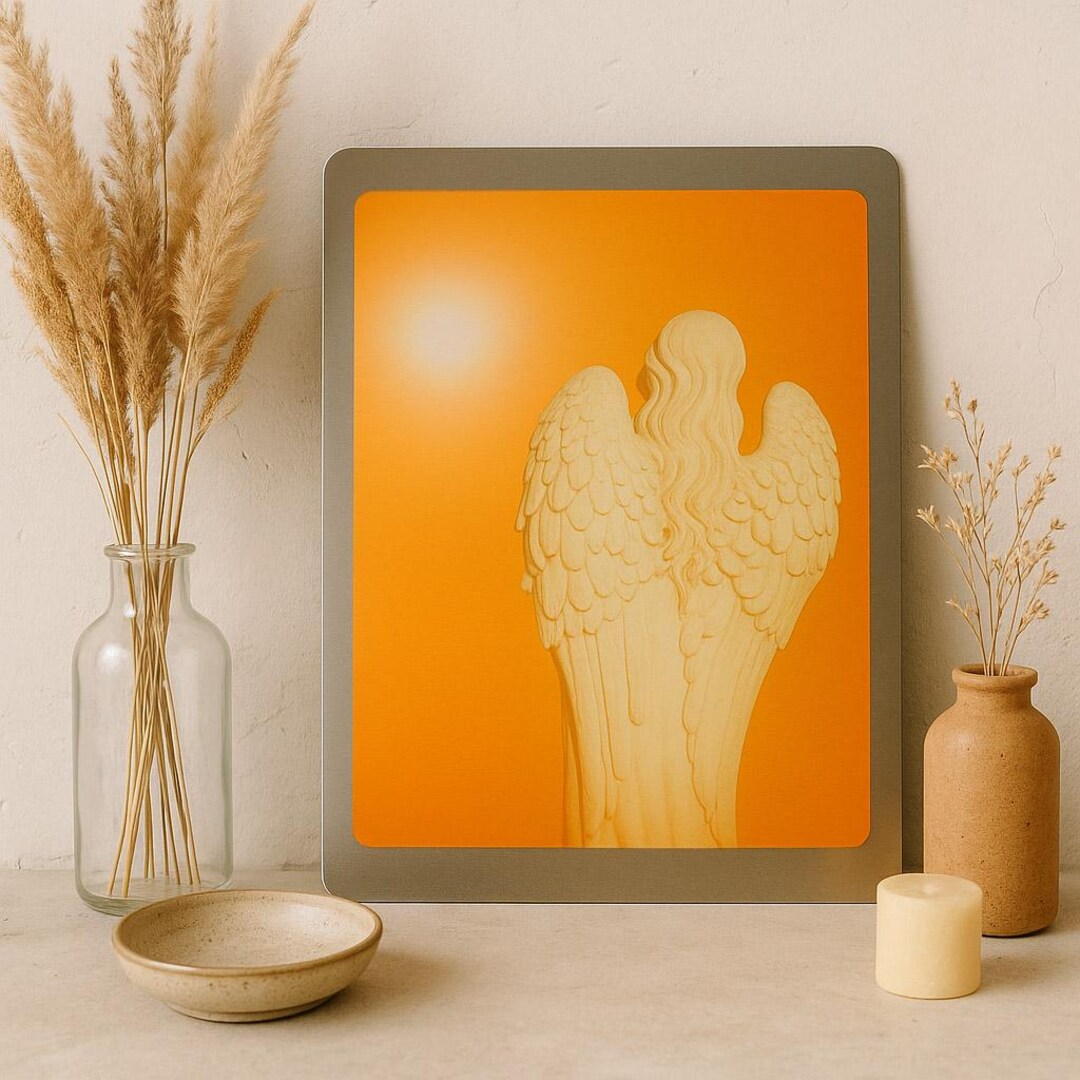 Guardian Angel Digital Print: Architectural Art, Spiritual Decor ...