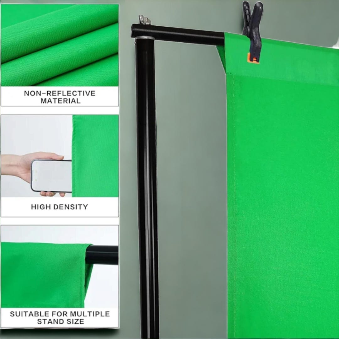 Green Screen Backdrop Kit 7x6.5ft ,Movable Backdrop Philippines Green ...