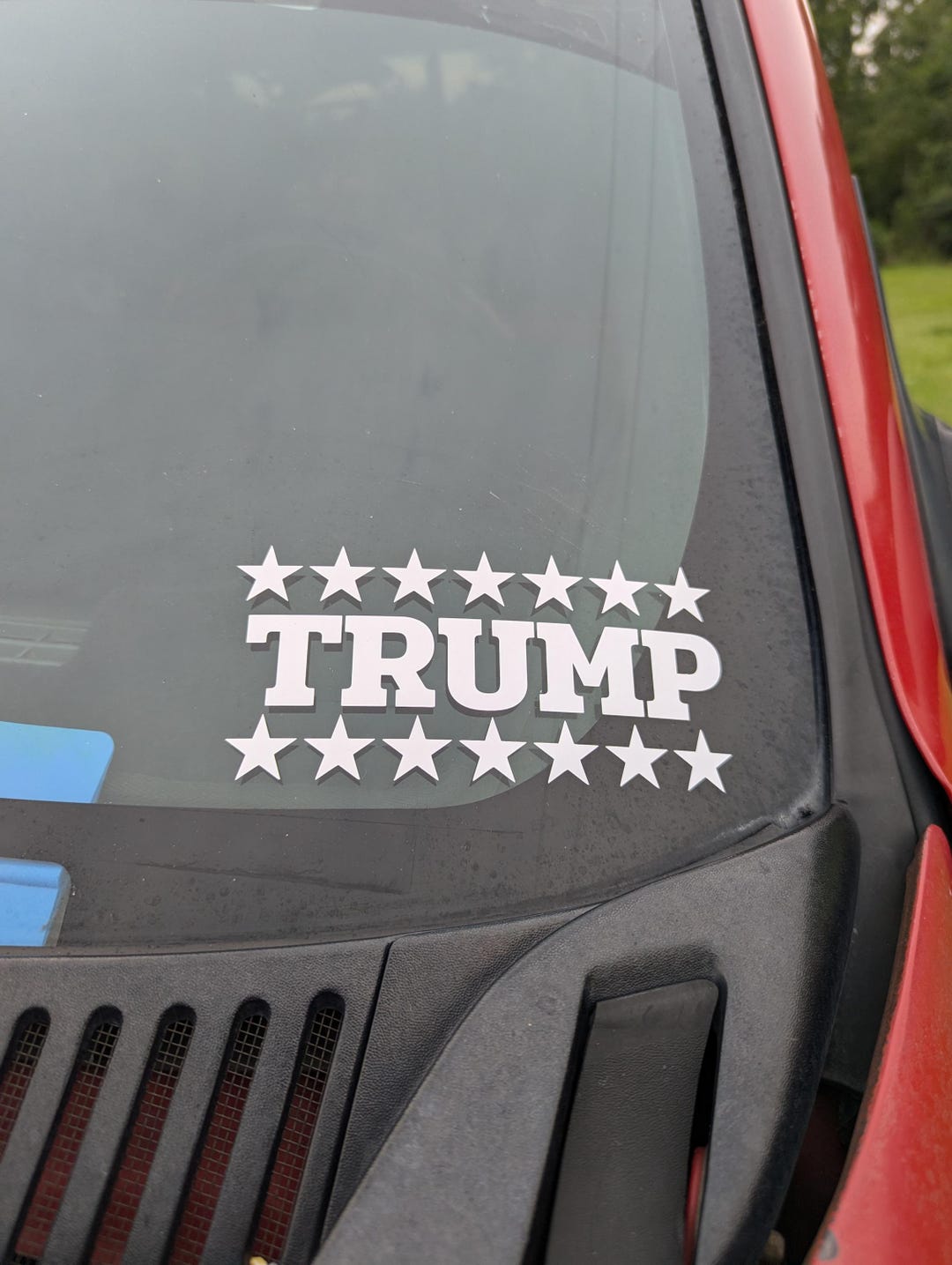 Trump Vinyl Car Decal - Etsy