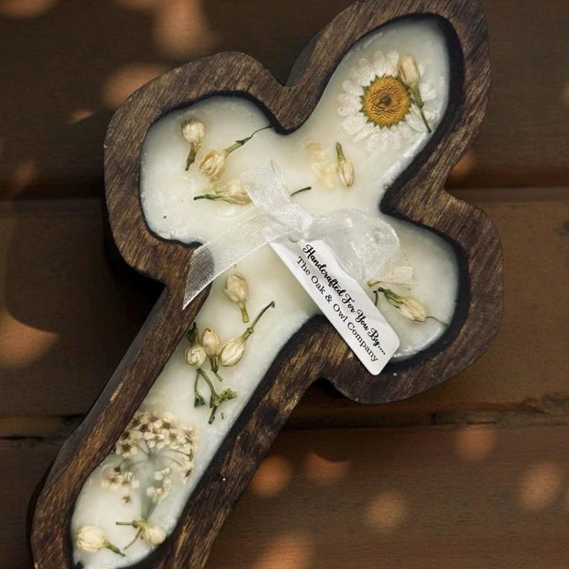 Cross Soy Candles - Etsy