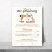 Dog Grooming Template Flyer With Prices Pet Care, Dog Grooming ...