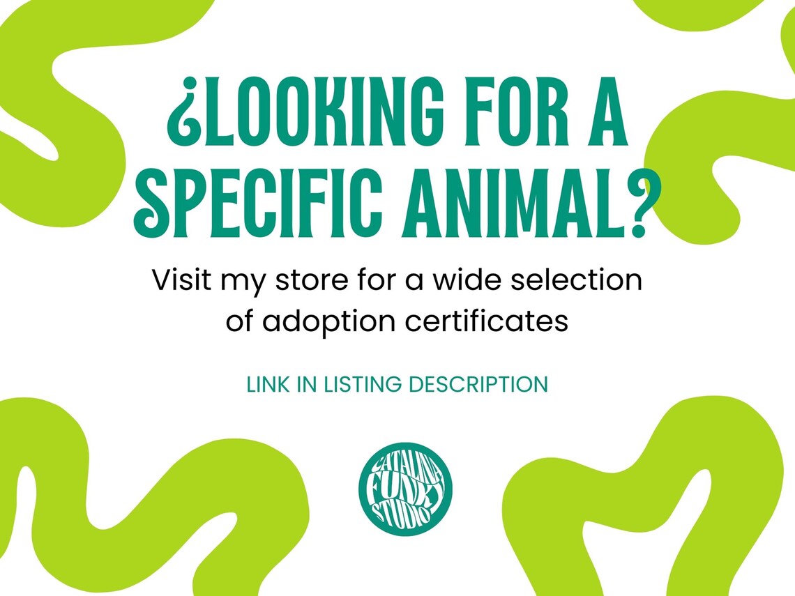 Fish Adoption Certificate, Pet Adoption Certificate, Editable Template ...