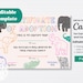 Elephant Adoption Certificate Canva Template | Instant Download 7x5 ...