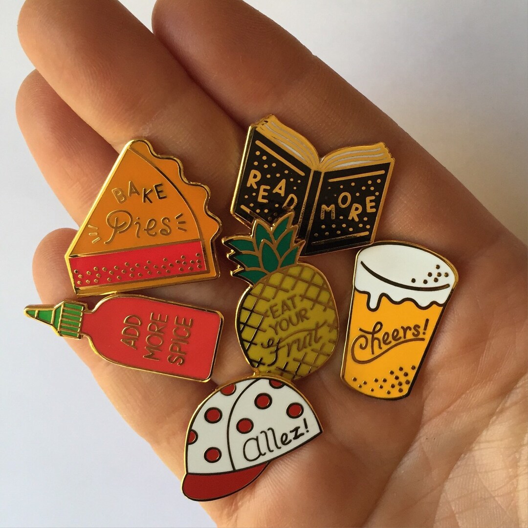 Life Lesson Enamel Pins - Etsy