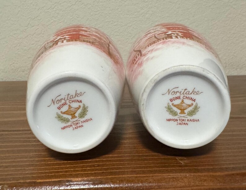 A Pair of NORITAKE Bone China Nippon TOKI KAISHA Vases - Etsy